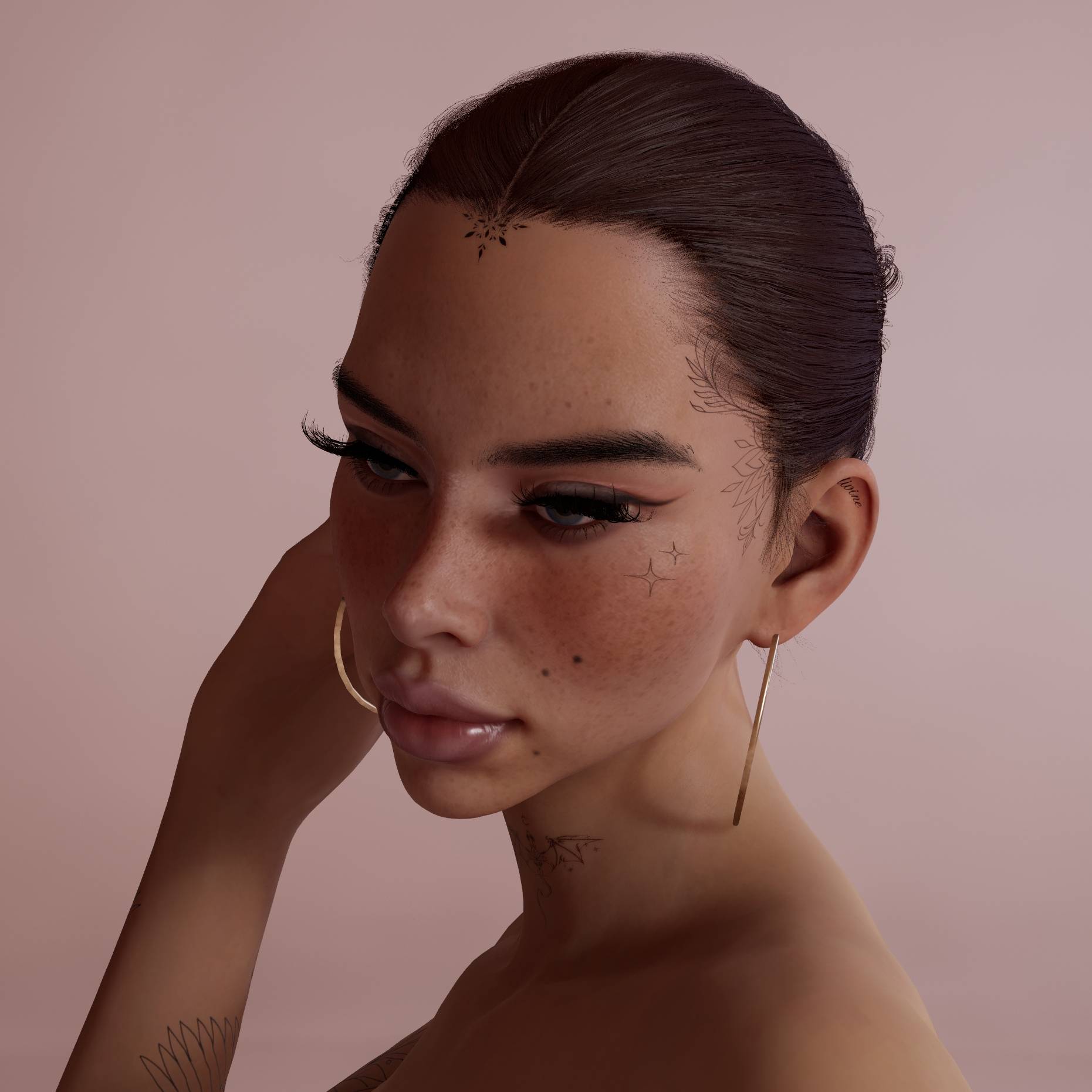 Rise of Her | Face Tattoo - inZOI Create a Zoi - CurseForge