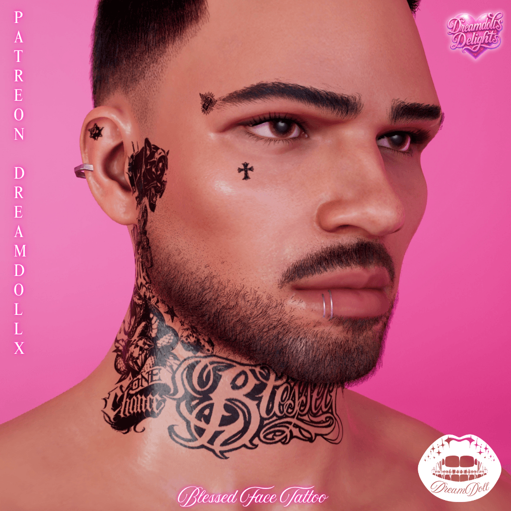 Face Tattoo Blessed | Female & Male - Gallery - inZOI Create a Zoi ...