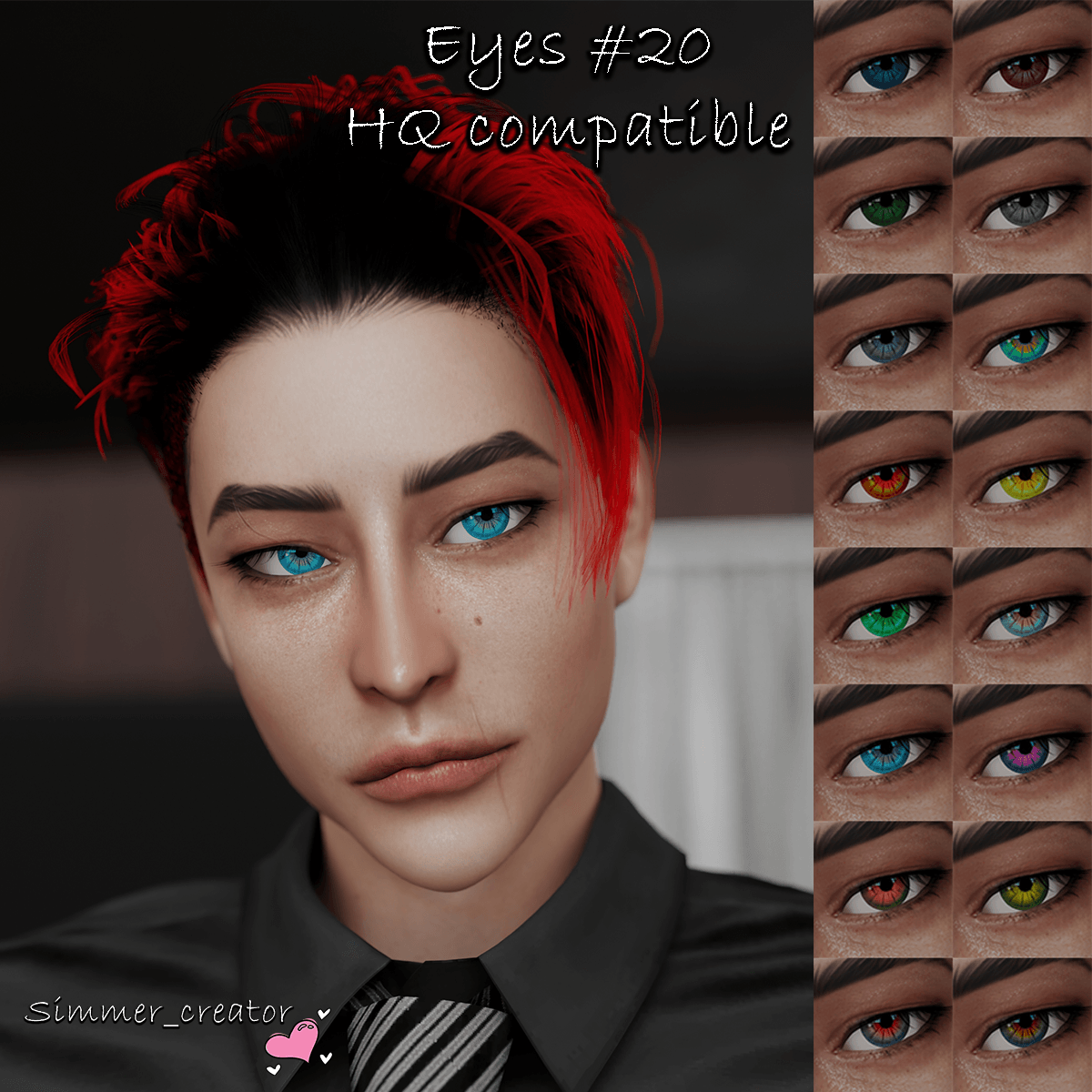 (SC) - Eyes 20 - The Sims 4 Create a Sim - CurseForge