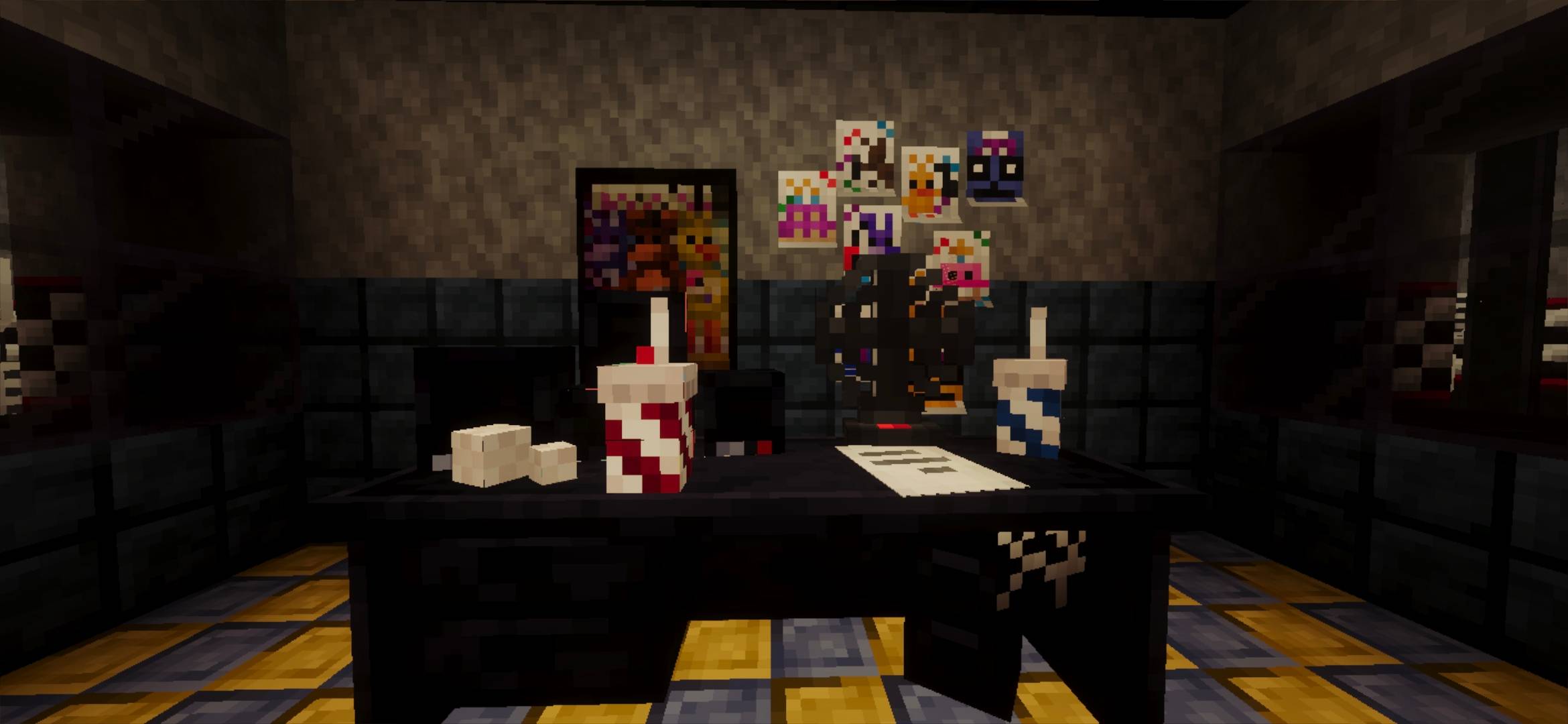 TANKER'S FNAF 1 MAP - Minecraft Bedrock Maps - CurseForge