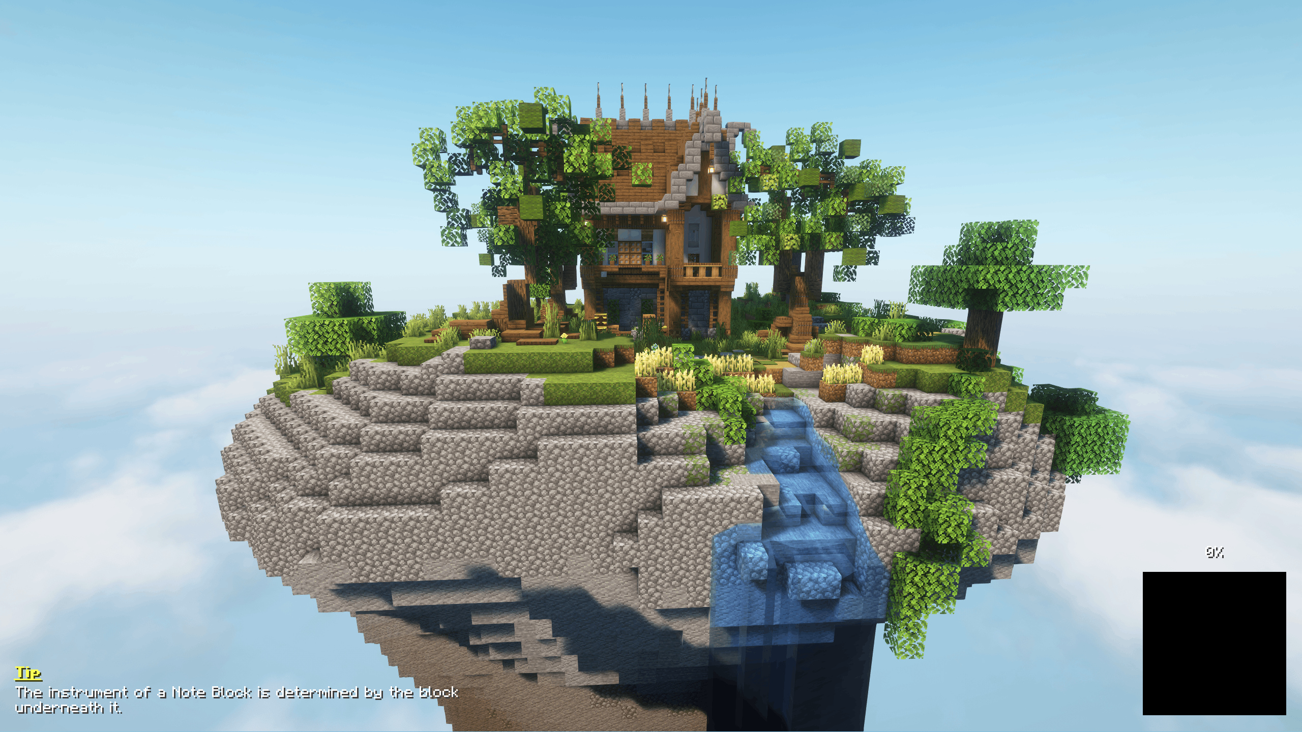 Loading Backgrounds - Floating Islands - Gallery - Minecraft Resource ...