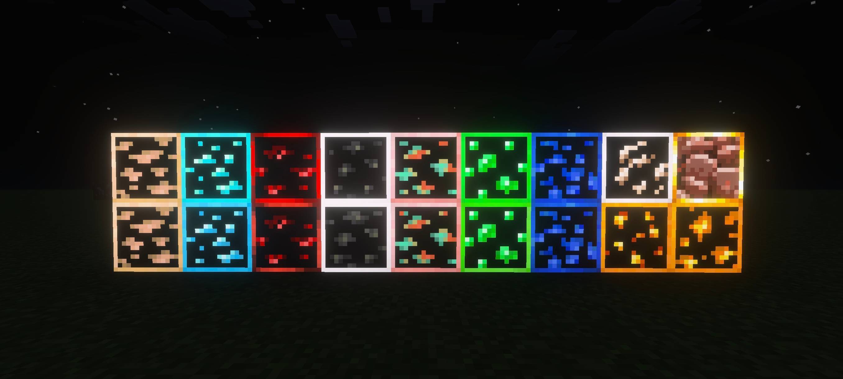 Glowing Ores - Minecraft Bedrock Texture Packs - CurseForge