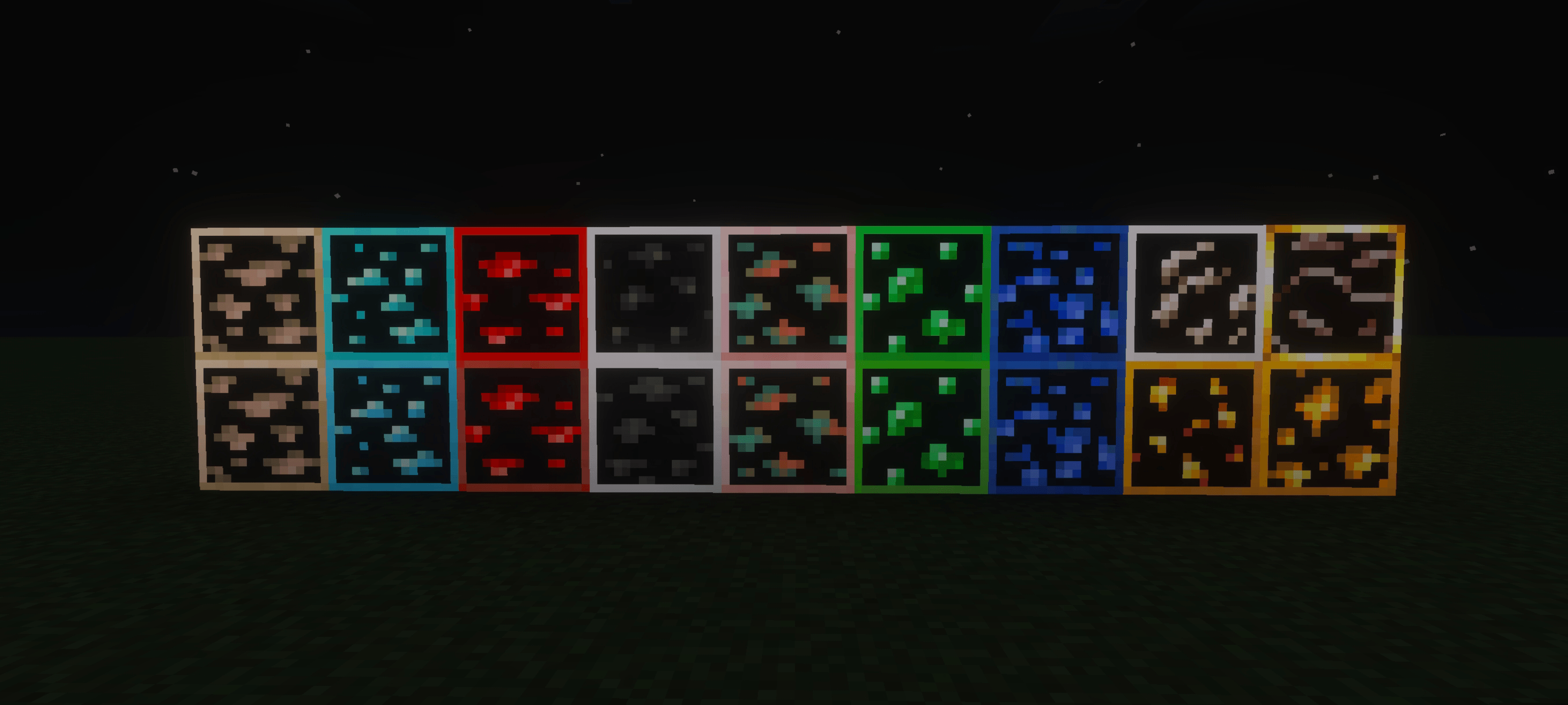 Glowing Ores - Minecraft Bedrock Texture Packs - CurseForge