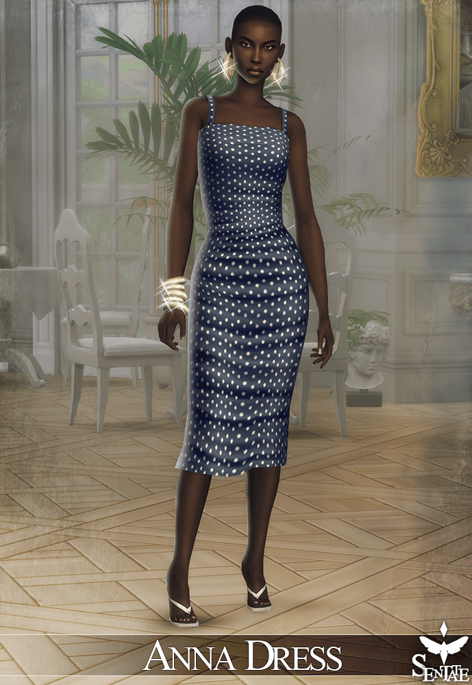 Anna Dress - The Sims 4 Create a Sim - CurseForge