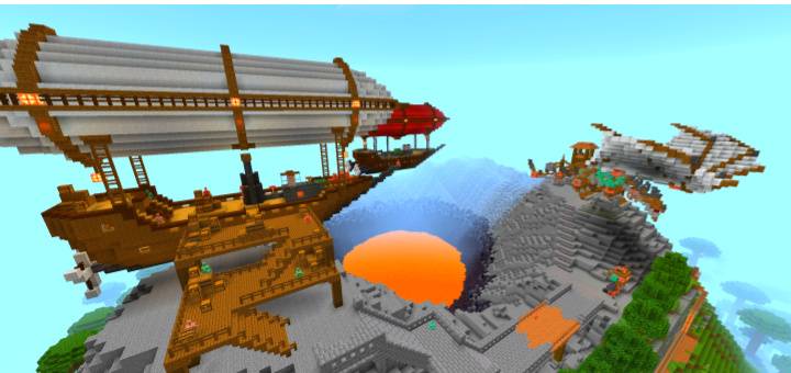 Minecraft PE Roller Coaster Maps - Bedrock Edition | MCPEDL