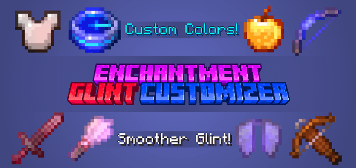 Enchantment Glint Customizer - Minecraft Bedrock Texture Packs - CurseForge