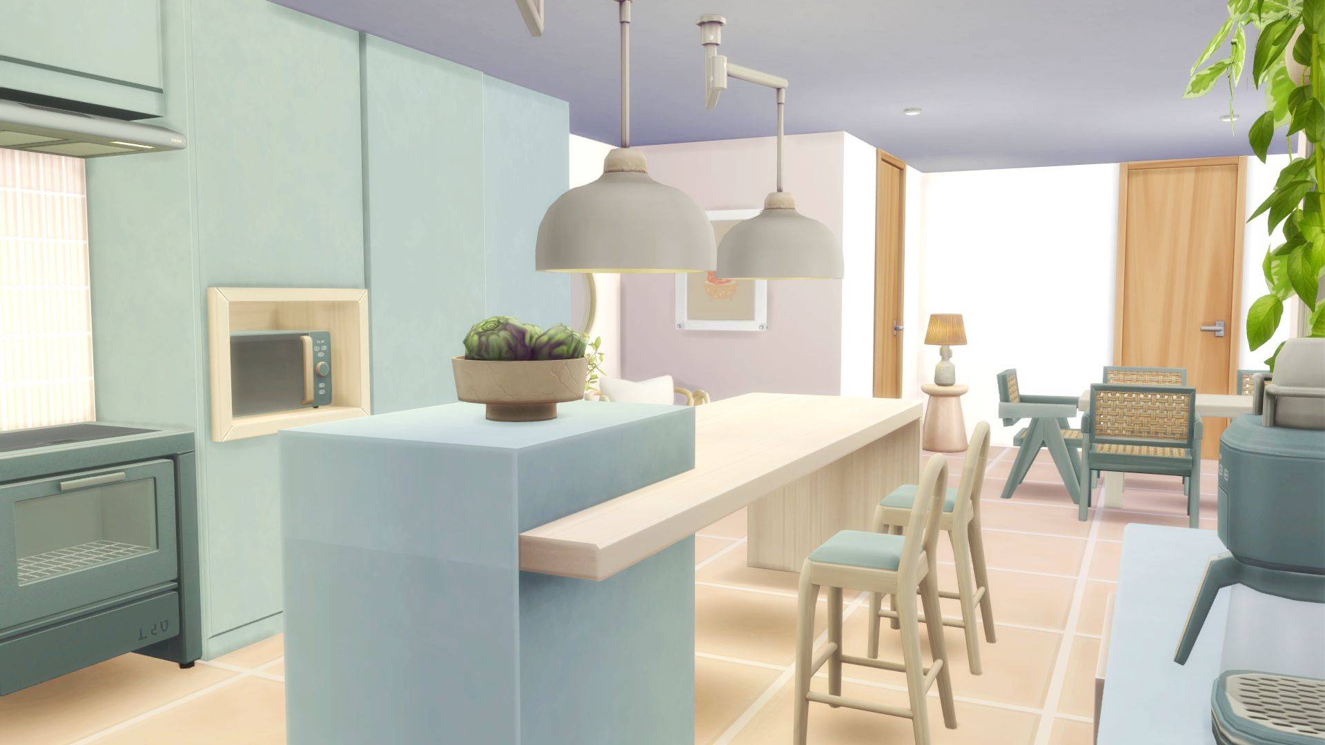 Fresh & Fun Coastal Kitchen - The Sims 4 Rooms / Lots - CurseForge