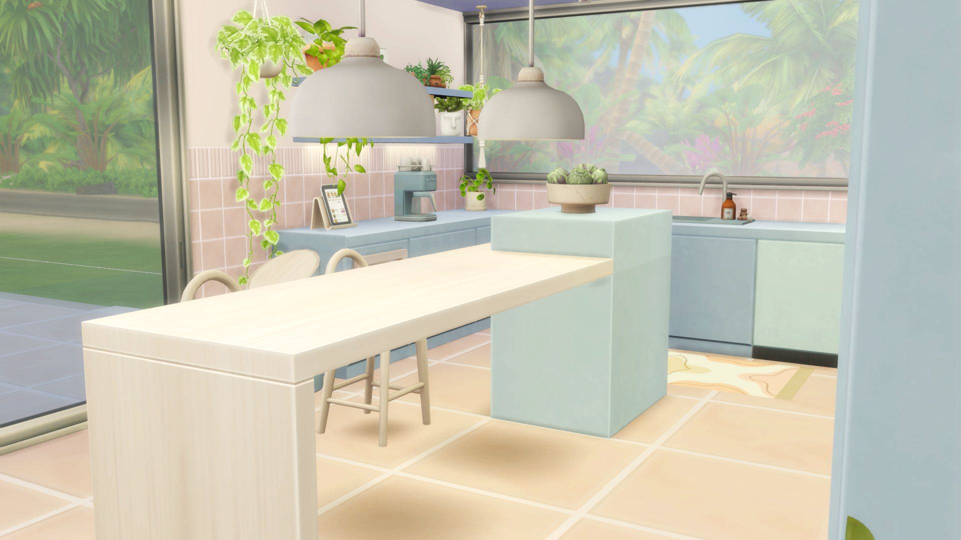 Fresh & Fun Coastal Kitchen - The Sims 4 Rooms / Lots - CurseForge