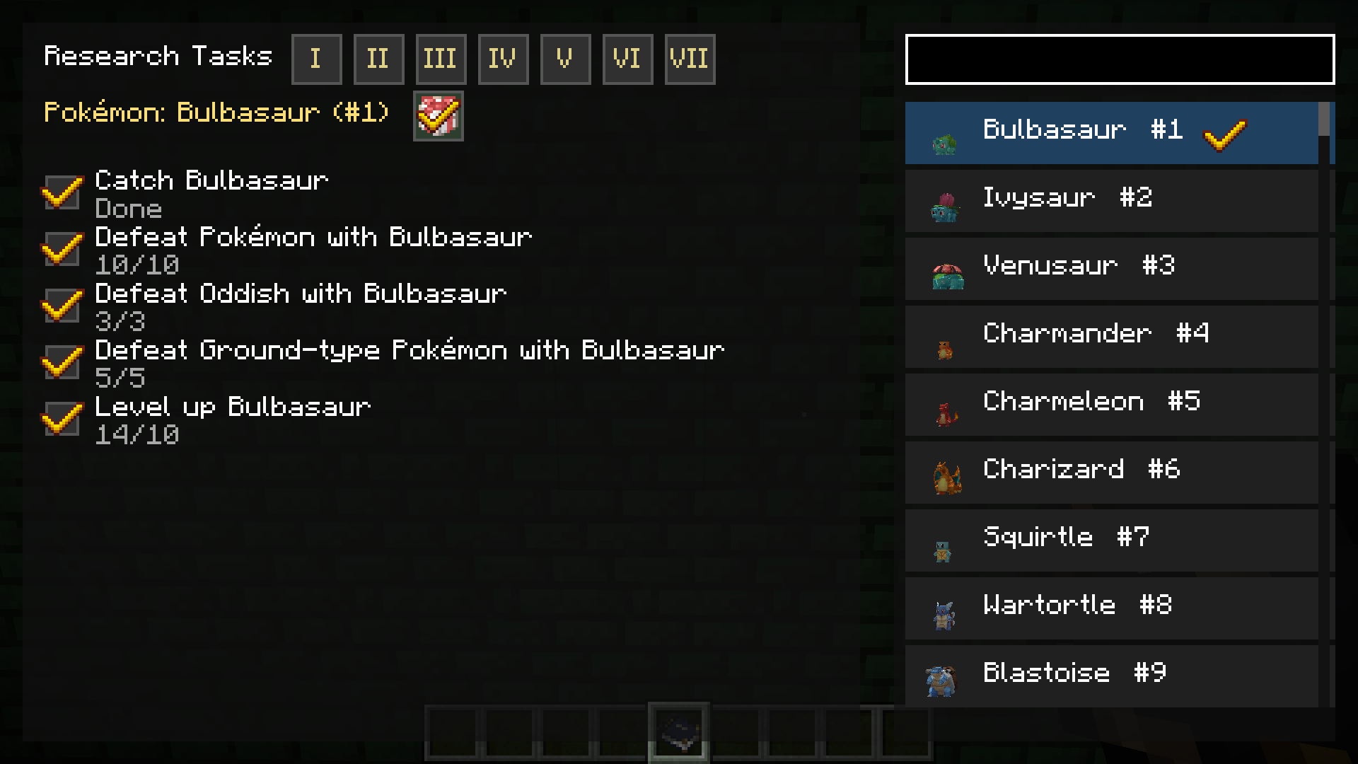 Cobblemon: Research Tasks - Gallery - Minecraft Mods - CurseForge