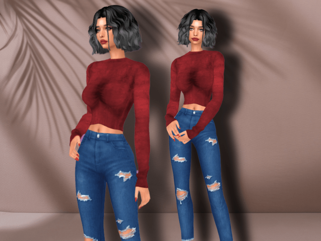 BELLA LONG SLEEVE - Gallery - The Sims 4 Create a Sim - CurseForge