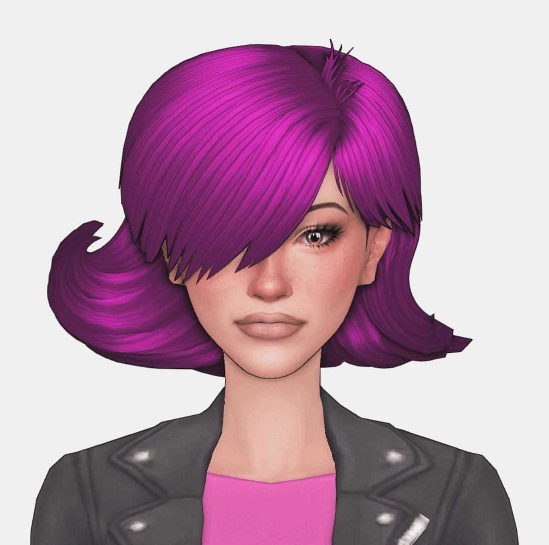 Jayde Hair (MaxisMatch Version) - The Sims 4 Create a Sim - CurseForge