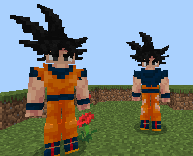 Son Goku (iron golem) - Gallery - Minecraft Bedrock Texture Packs ...