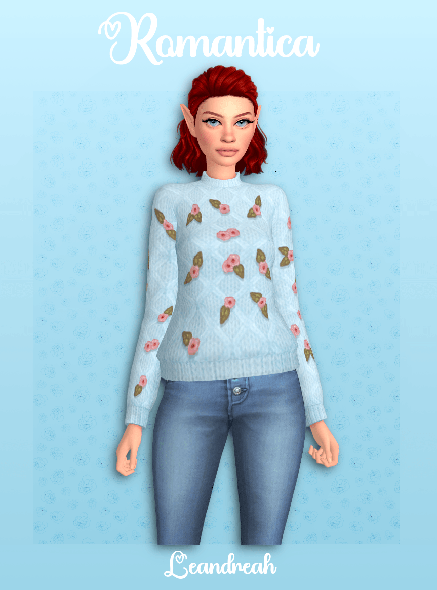 Romantica Aether Sweater - The Sims 4 Create a Sim - CurseForge