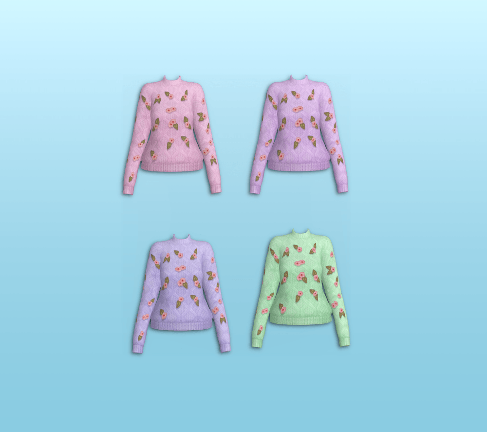 Romantica Aether Sweater - The Sims 4 Create a Sim - CurseForge