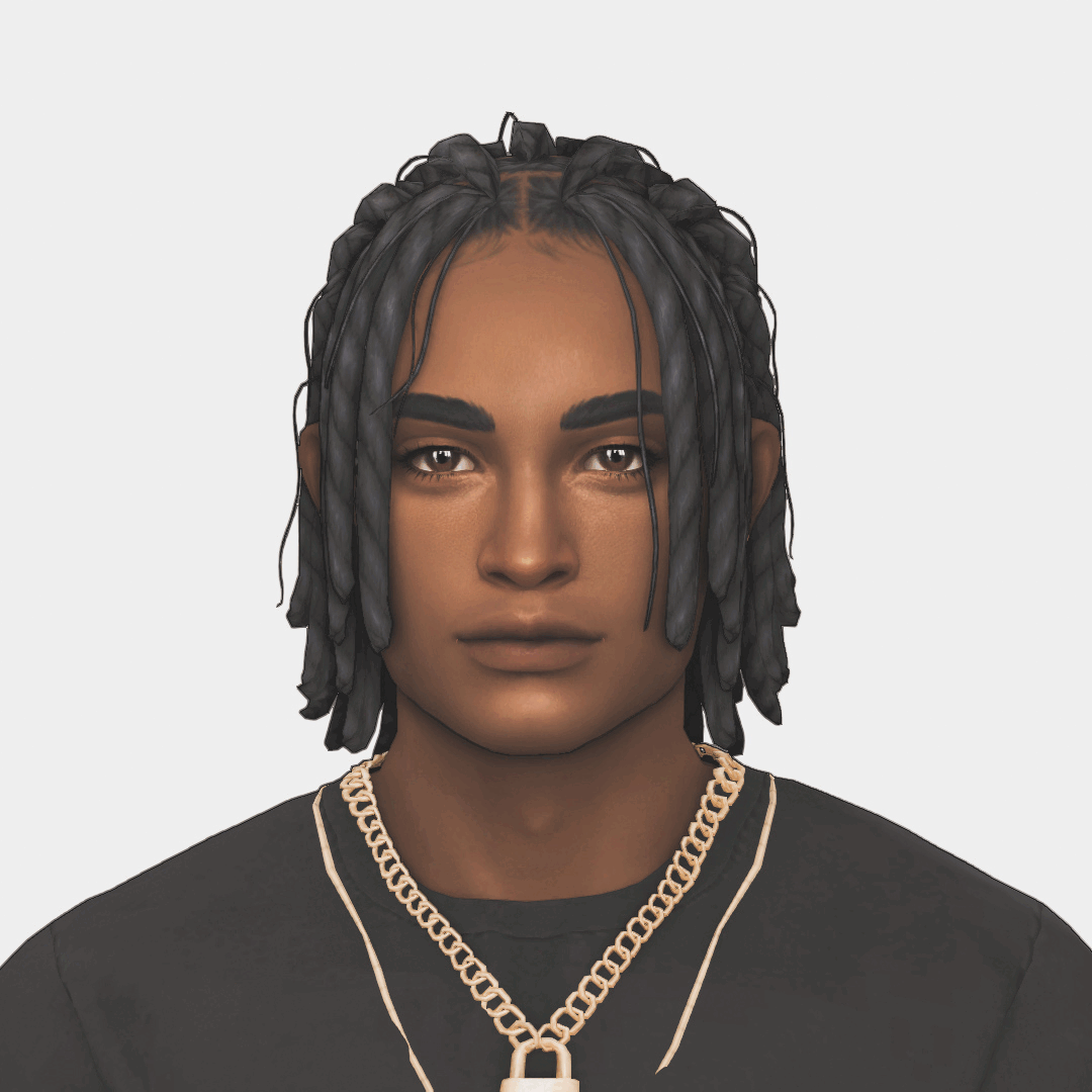 Dan Hair V1 - The Sims 4 Create a Sim - CurseForge