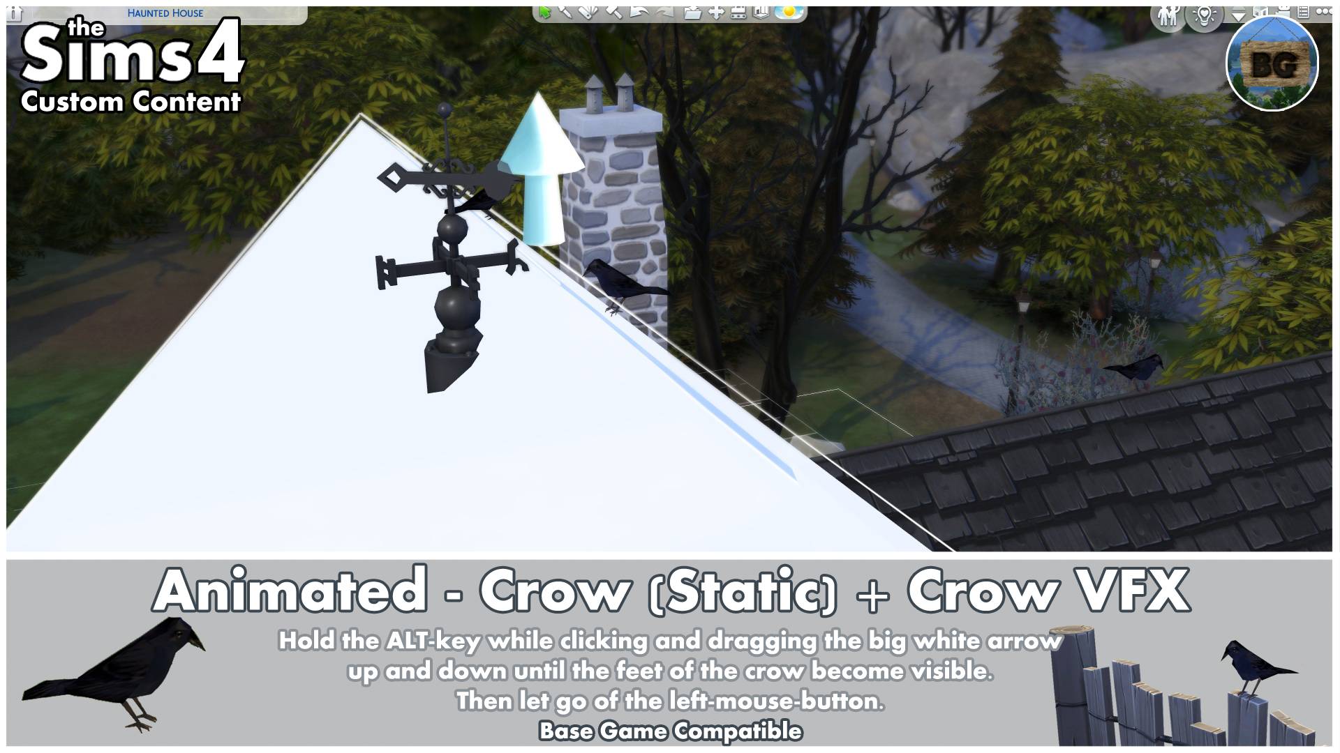 Animated Crow ~ Bird ~ Animal ~ Pet - The Sims 4 Build / Buy - CurseForge