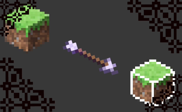 White Outline Selection+ - Minecraft Bedrock Texture Packs - CurseForge