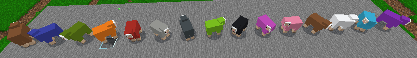 All colour Sheep Update - Minecraft Bedrock Addons - CurseForge