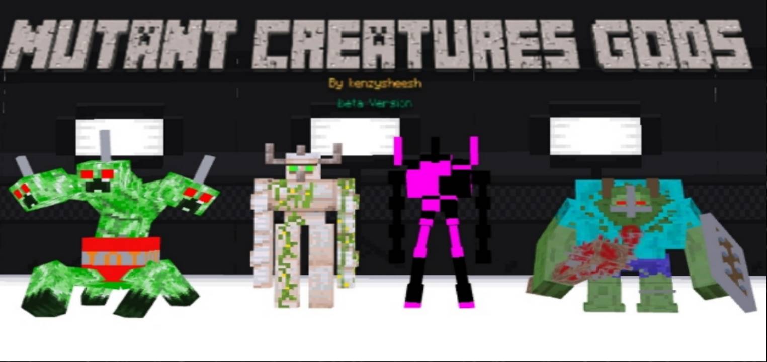 Mutant Creatures Gods - Minecraft Bedrock Addons - CurseForge