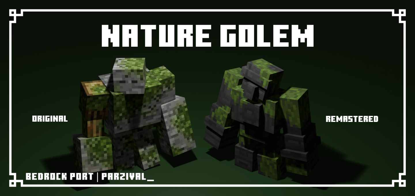 Nature Golem - Minecraft Bedrock Texture Packs - CurseForge