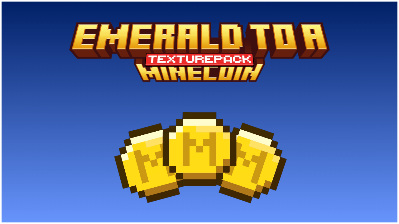 Emerald to a Minecoin - Minecraft Bedrock Texture Packs - CurseForge