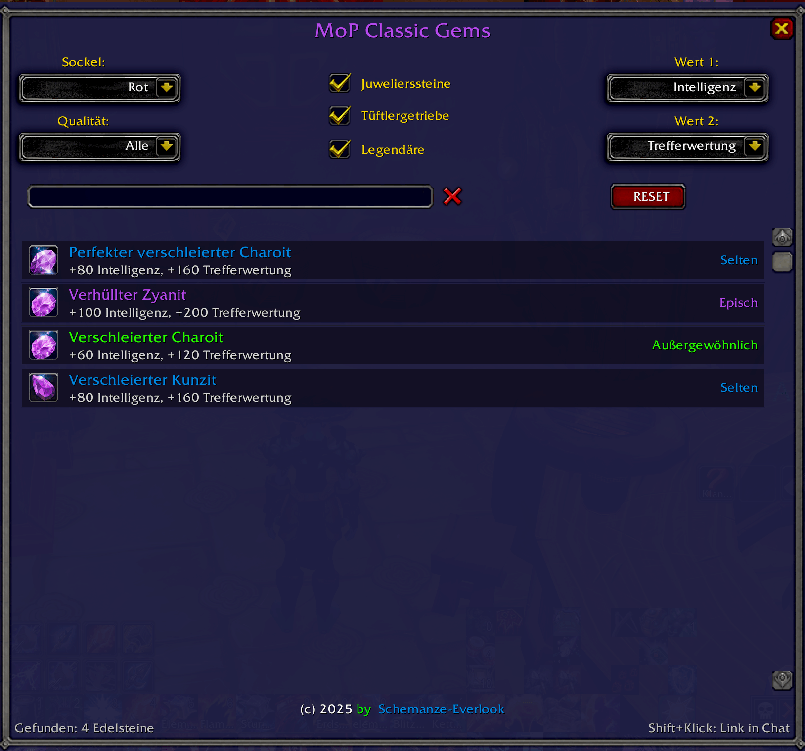 MoP Gems - World of Warcraft Addons - CurseForge