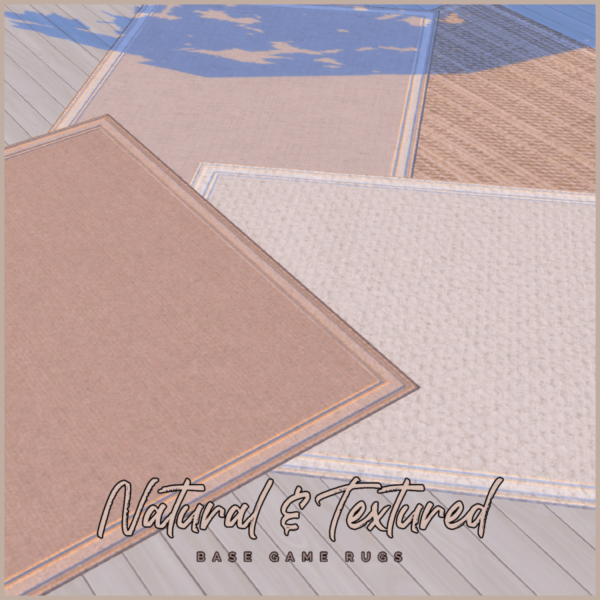Natural & Textured Rugs - The Sims 4 Build / Buy - CurseForge