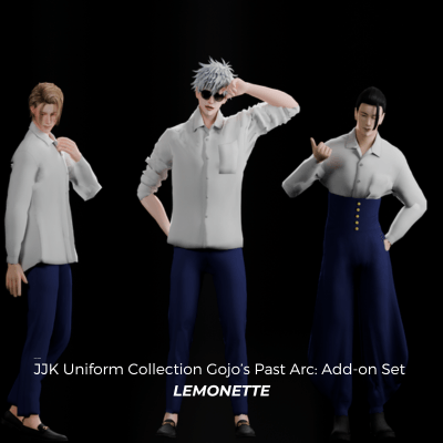 JJK Uniform Collection Gojo’s Past Arc: Add on - The Sims 4 Create a ...