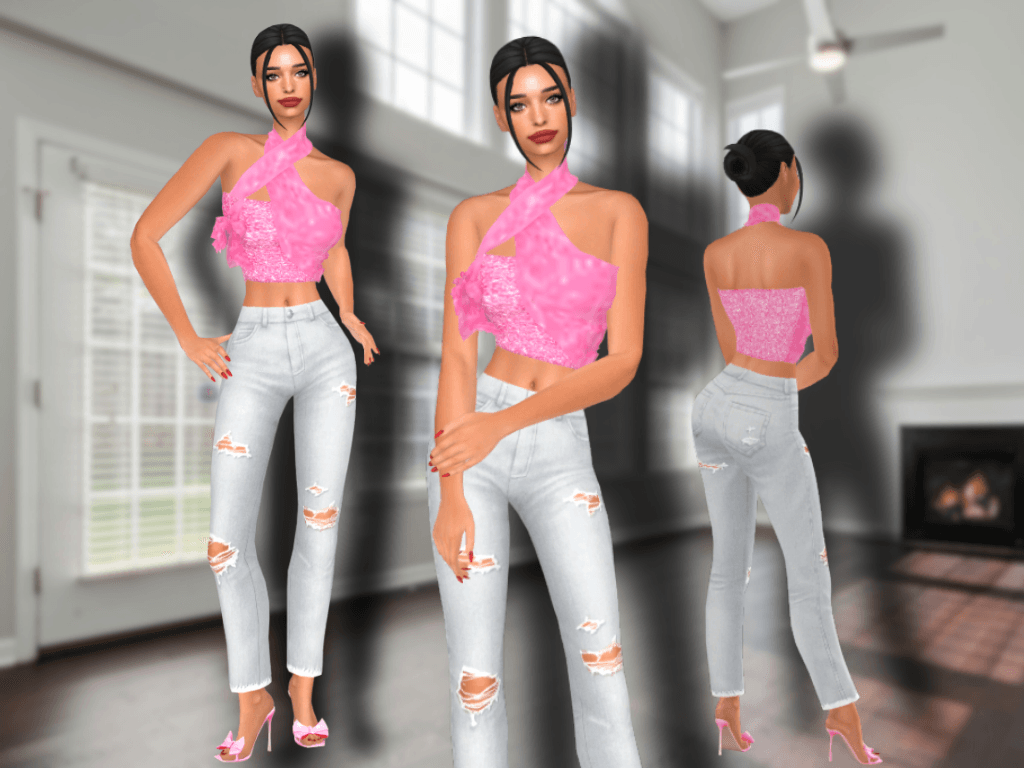 SHINY BLOUSE - The Sims 4 Create a Sim - CurseForge