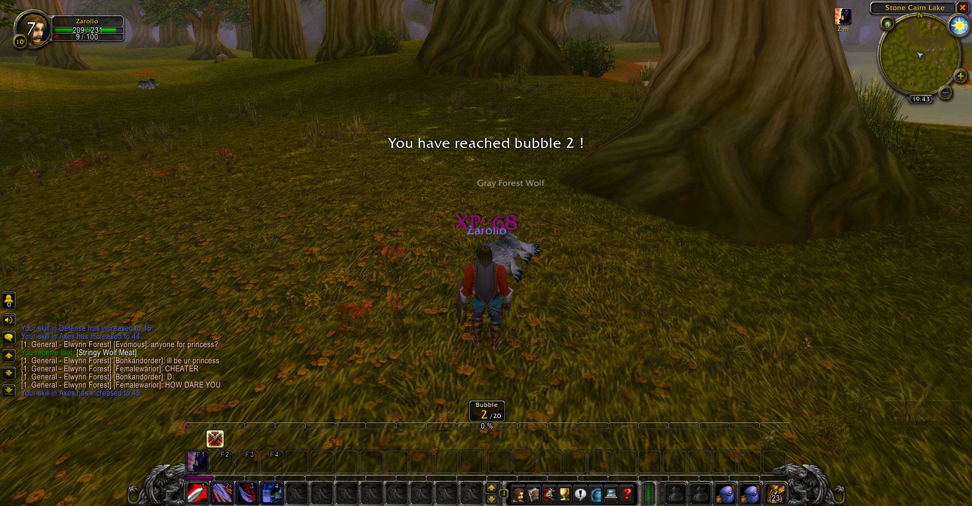 Bubble XP Bar - World of Warcraft Addons - CurseForge