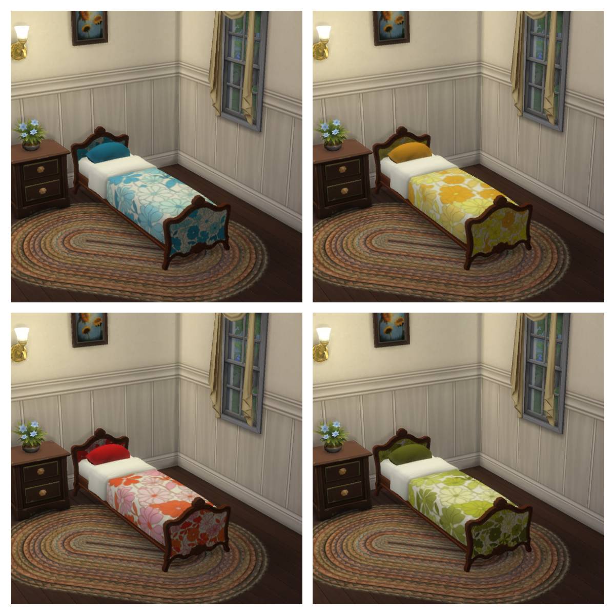 Bed SoothingSleeper//Look 70'//Recolor bed Basegame - Gallery - The ...
