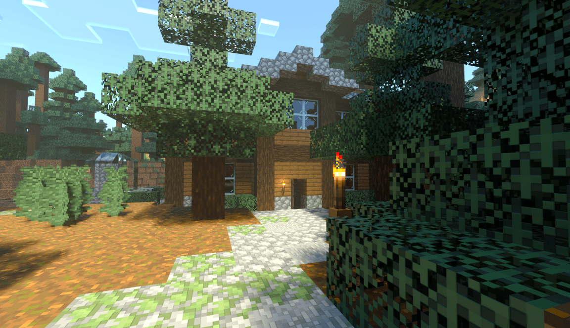Taiga Bay Survival Town - Gallery - Minecraft Bedrock Maps - CurseForge