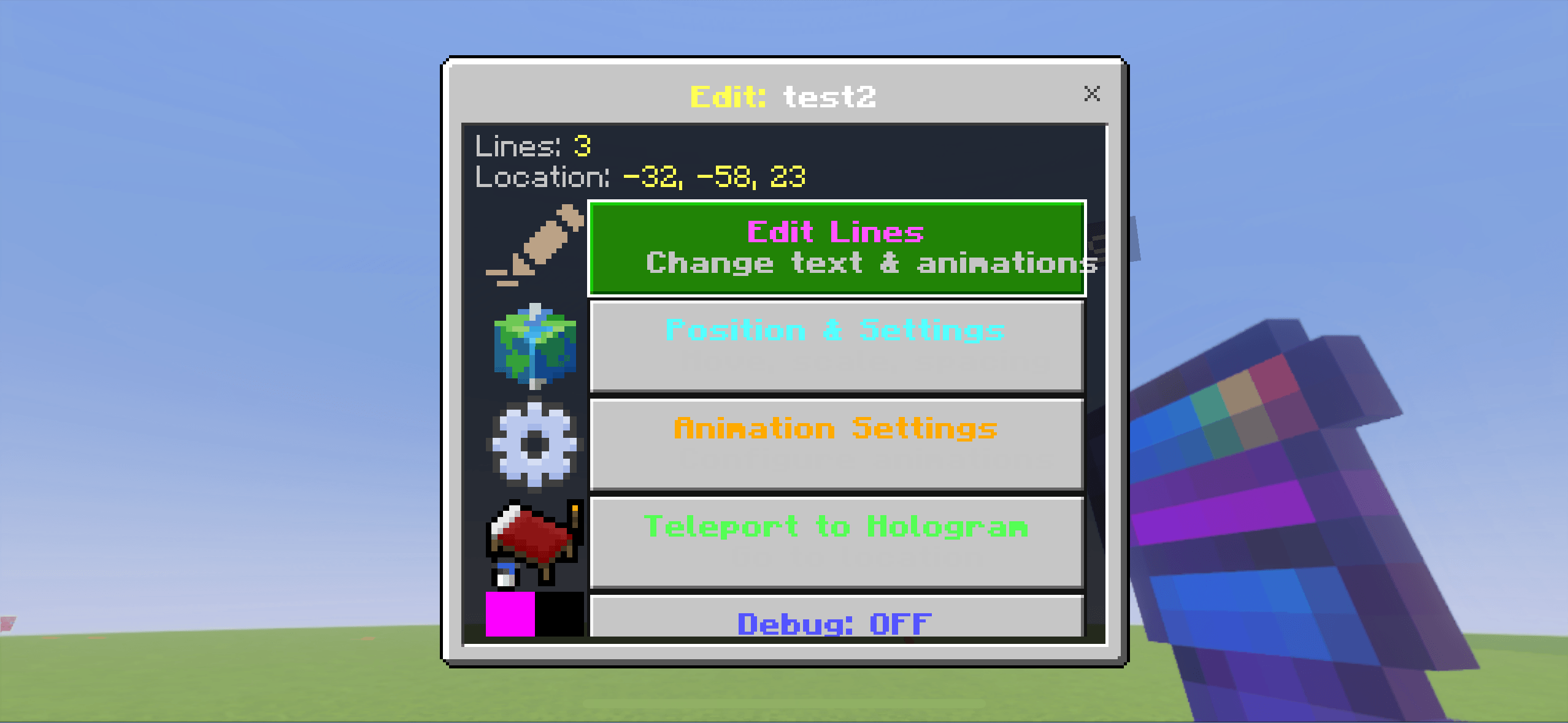 VoltNetworks floating text gui - Minecraft Bedrock Scripts - CurseForge