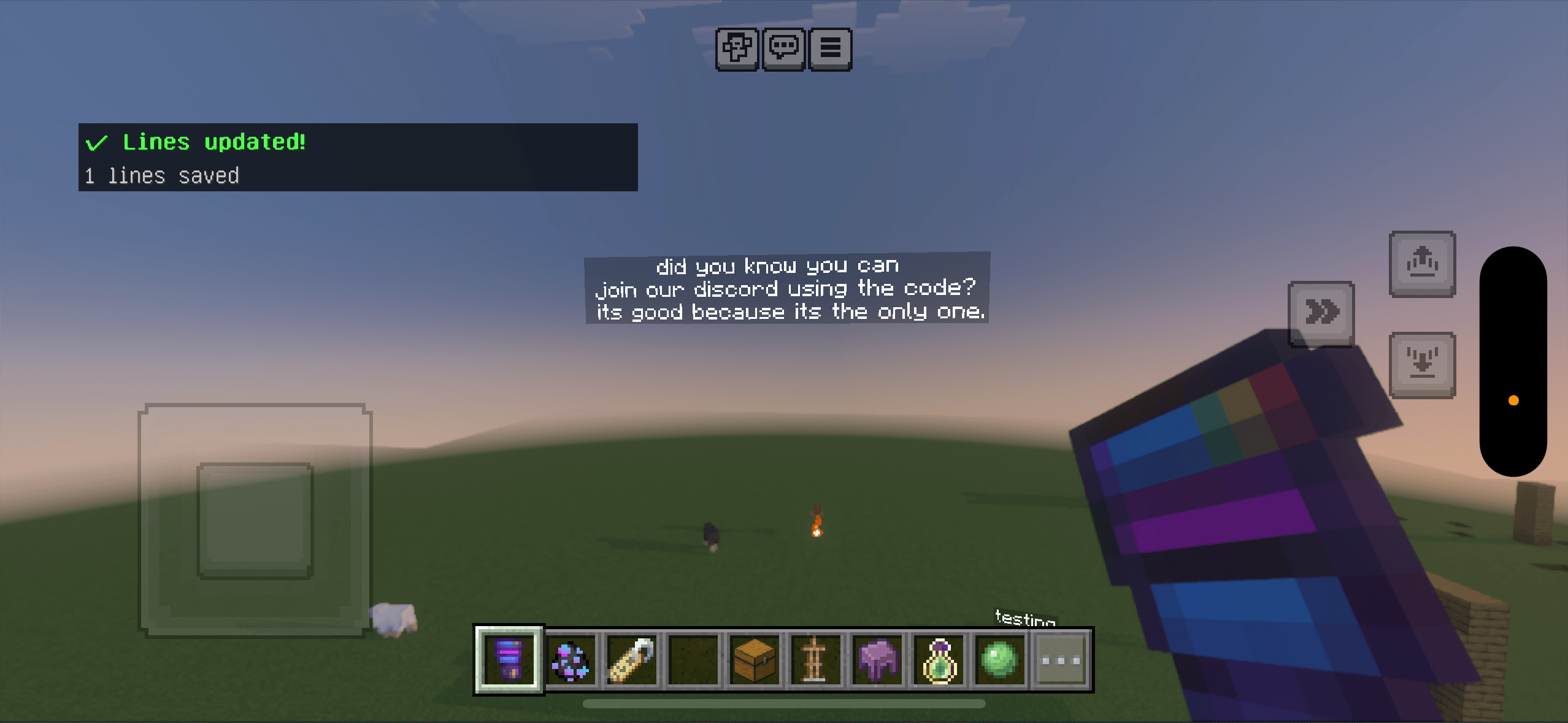 VoltNetworks floating text entity. - Minecraft Bedrock Scripts - CurseForge