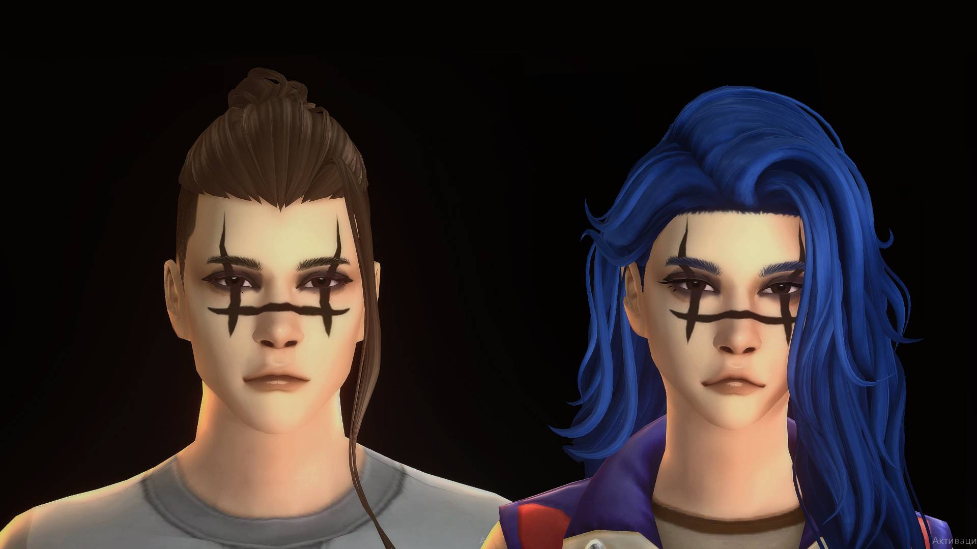 Choso Inspired Face Paint - The Sims 4 Create a Sim - CurseForge
