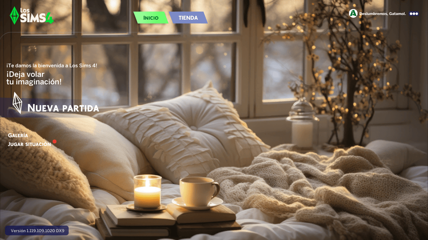 Main Menu Background Waiting for Cozy Winter 5 - The Sims 4 Mods ...