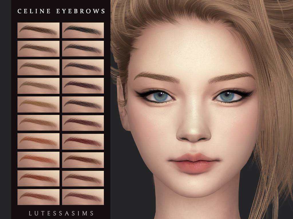 Celine Eyebrows - The Sims 4 Create a Sim - CurseForge