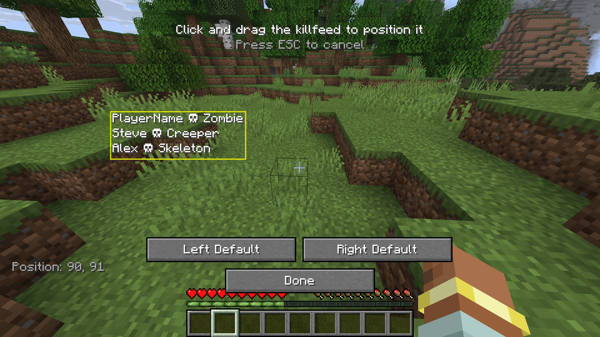 Kill Feed - Minecraft Mods - CurseForge