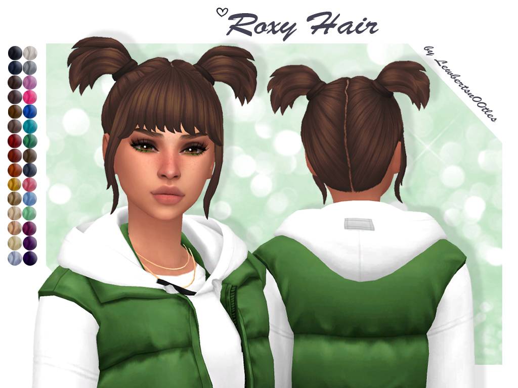 Roxy Hair [T-E] - The Sims 4 Create a Sim - CurseForge