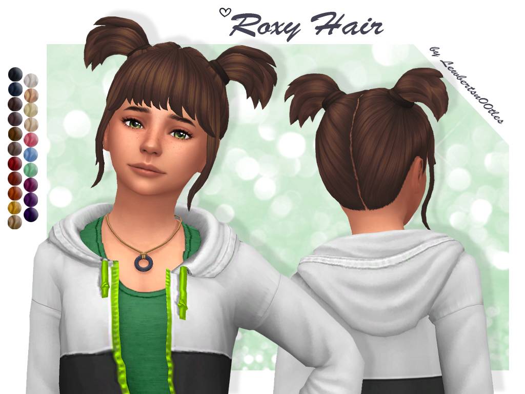 Roxy Hair [Child] - The Sims 4 Create a Sim - CurseForge