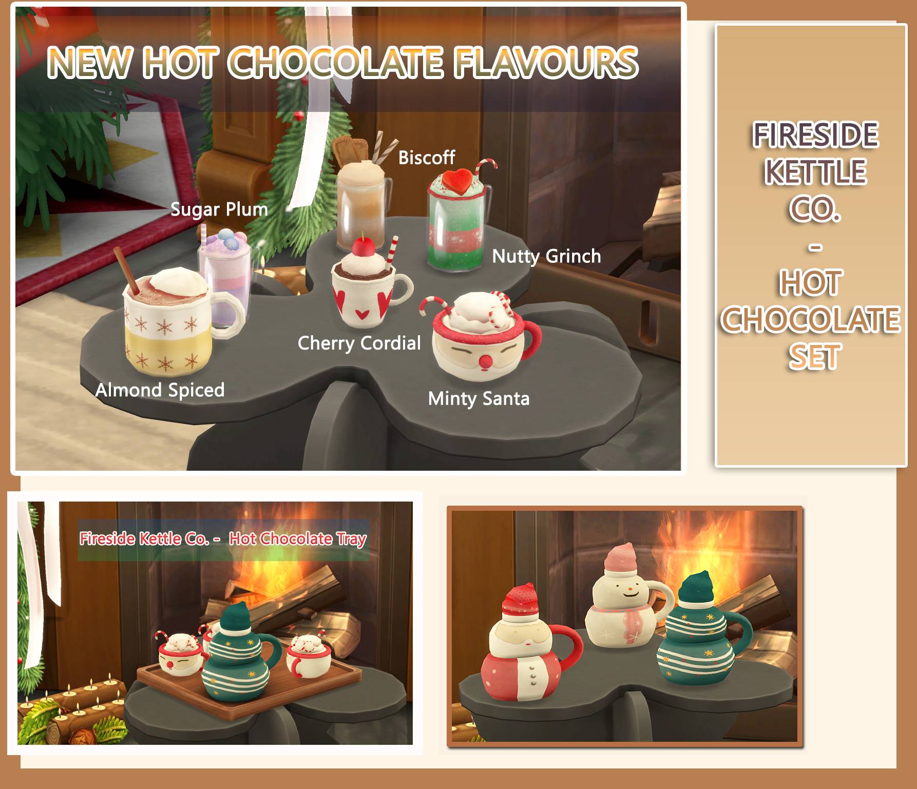 Fireside Kettle Co. - Festive Hot Chocolate - The Sims 4 Mods - CurseForge