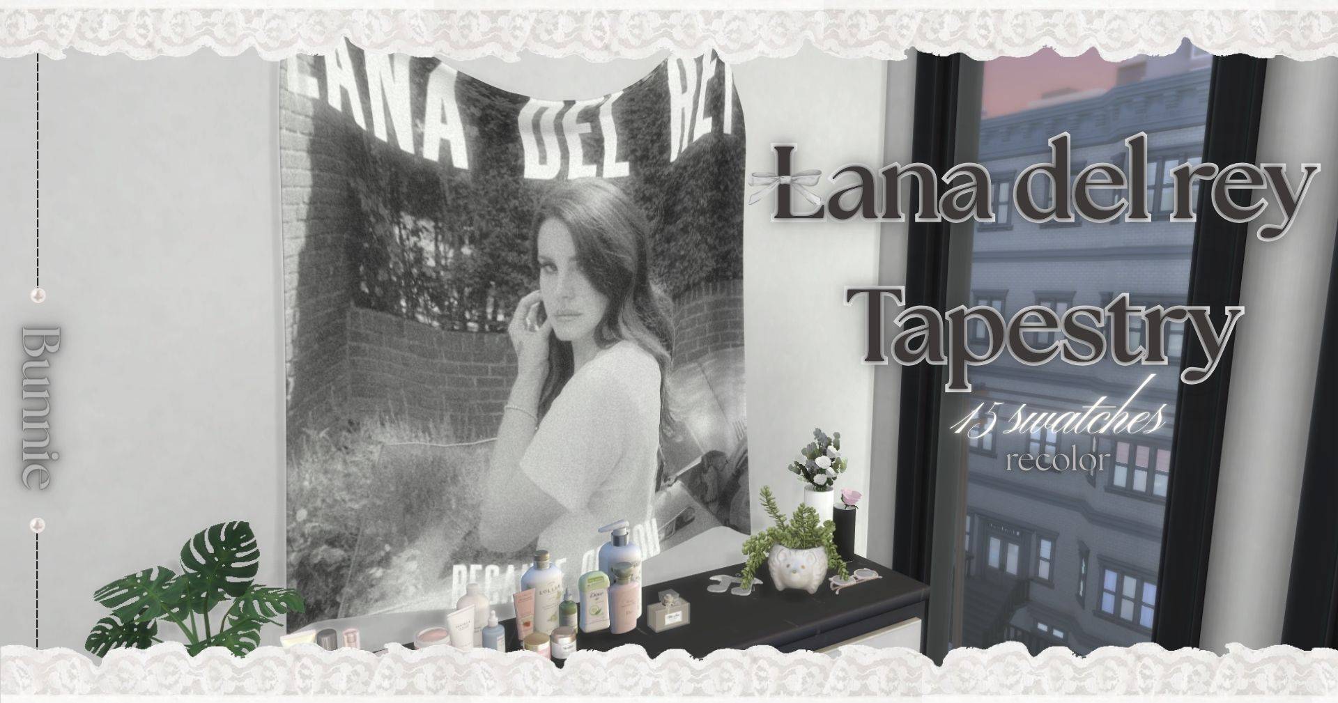 Lana Del Rey Tapestry - Gallery - The Sims 4 Build / Buy - CurseForge