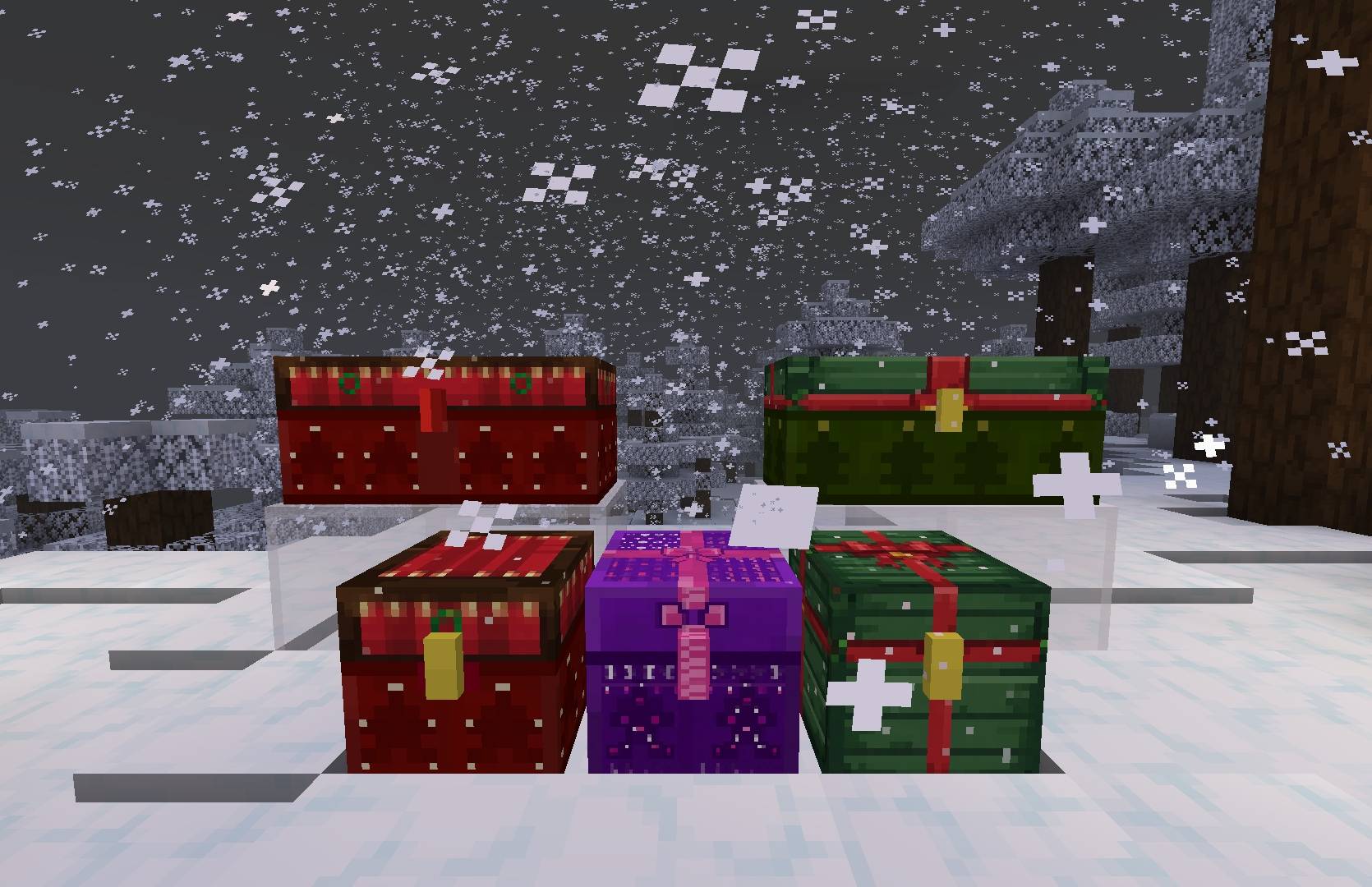 Christmas Chest - Minecraft Bedrock Texture Packs - CurseForge