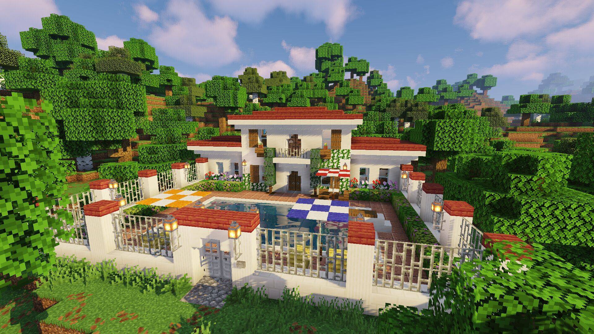 Cosy Mediterranean Villa - BE - Minecraft Bedrock Maps - CurseForge