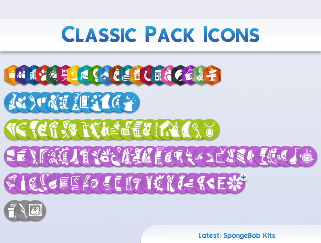 Classic Pack Icons - The Sims 4 Mods - CurseForge