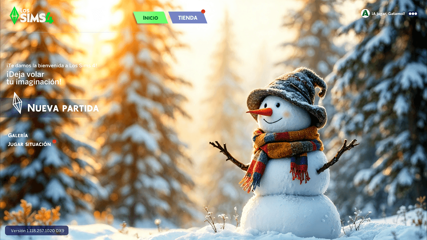 Main Menu Background Christmas Snowman - The Sims 4 Mods - CurseForge