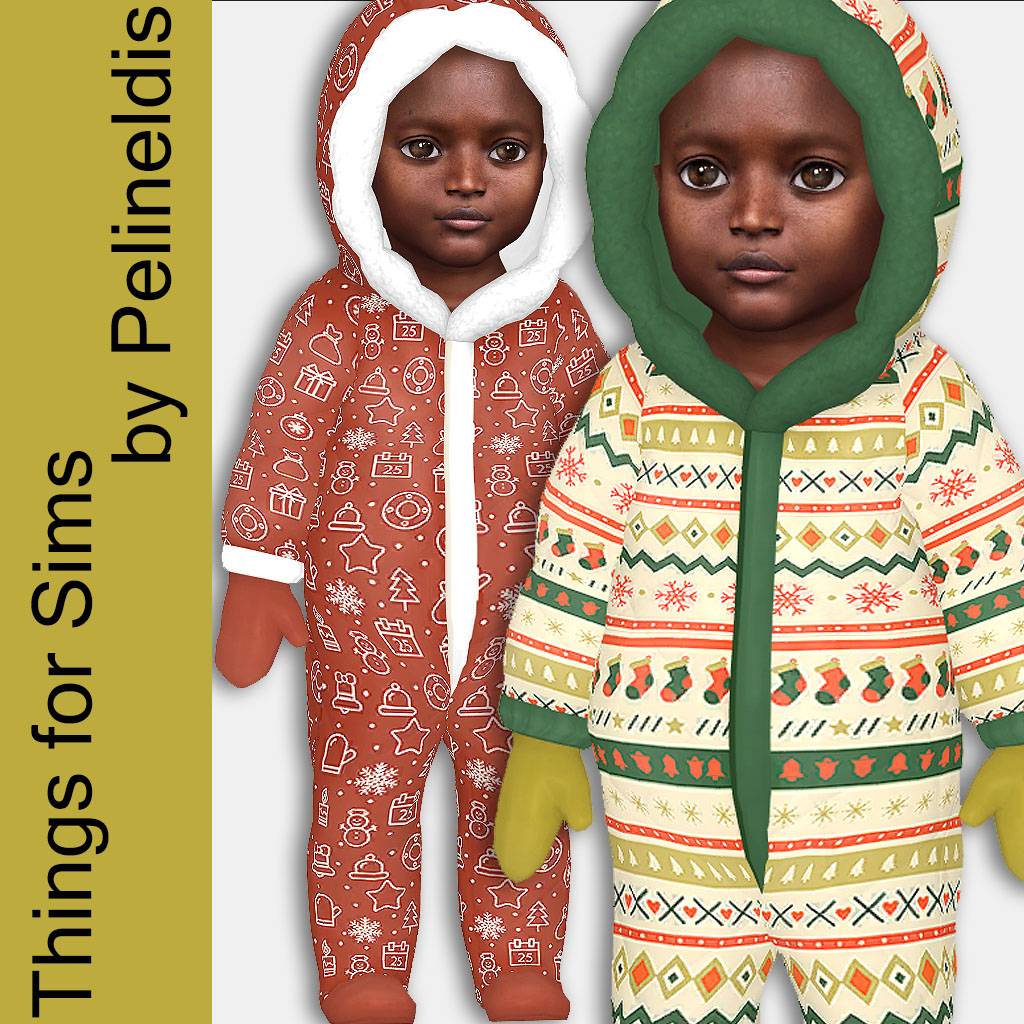 Infants Snowsuit Christmas - The Sims 4 Create a Sim - CurseForge