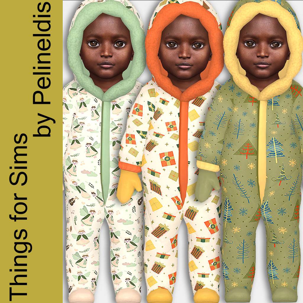 Infants Snowsuit Christmas - The Sims 4 Create a Sim - CurseForge