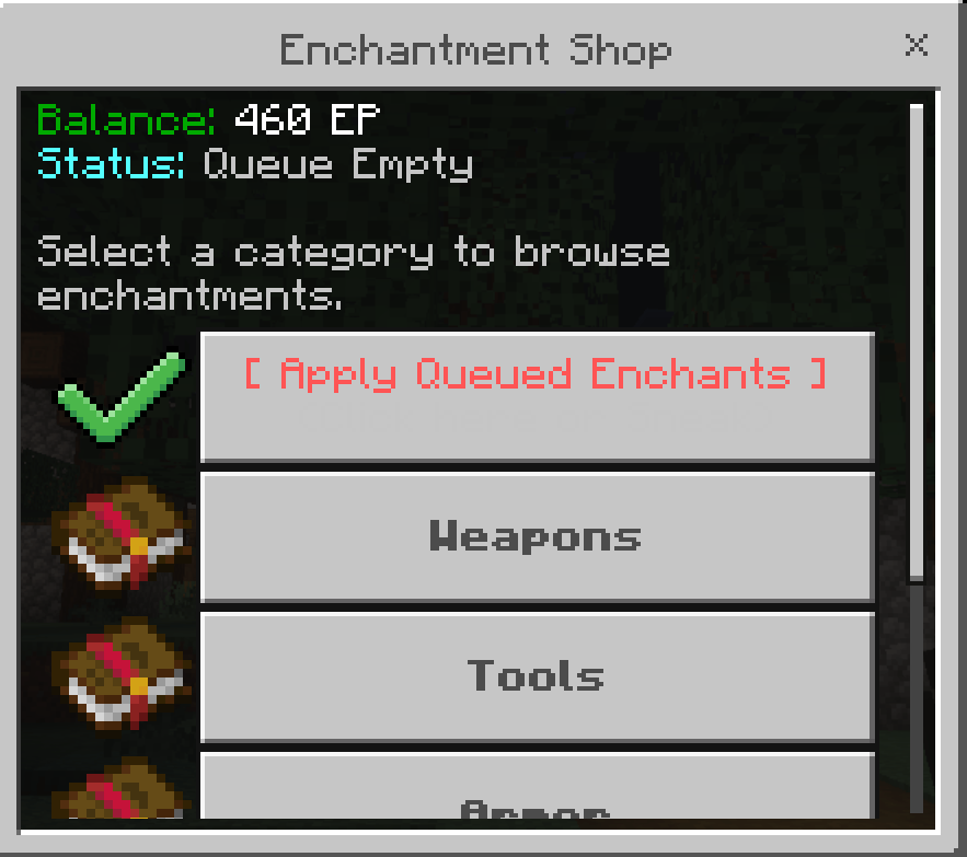 [Realm compatible]All in one Enchantments menu - Minecraft Bedrock Scripts - CurseForge