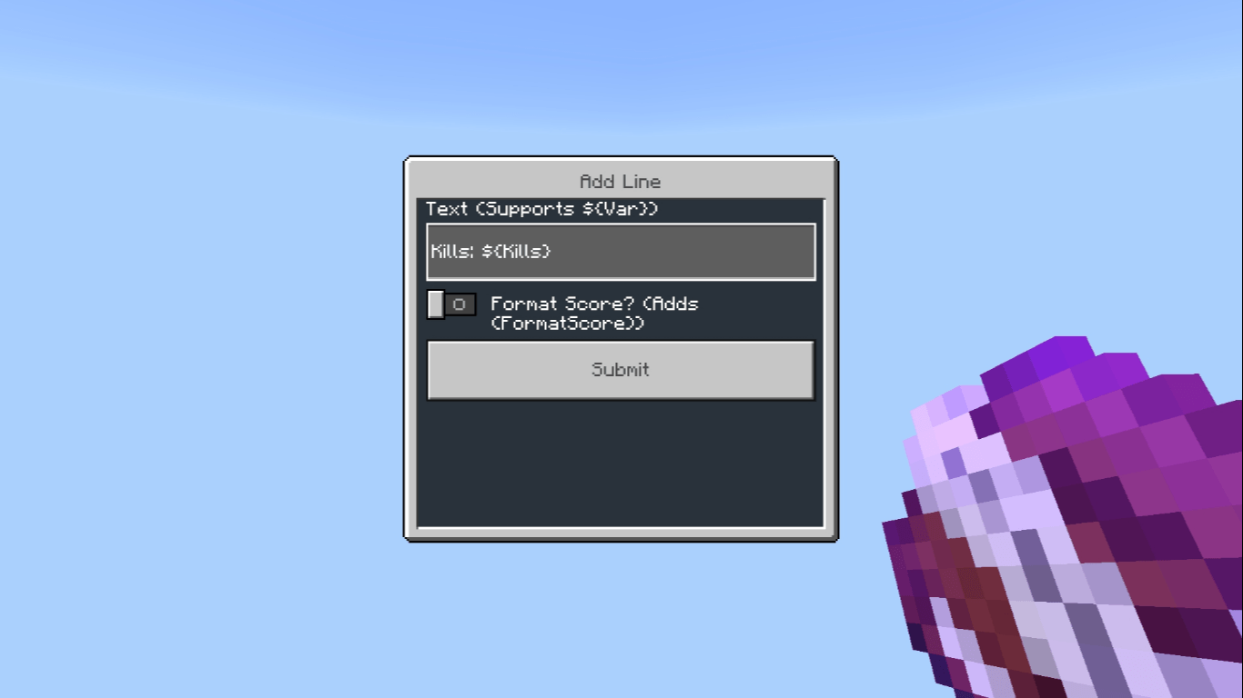 Personal Scoreboard - Gallery - Minecraft Bedrock Addons - CurseForge